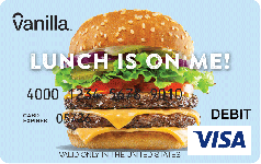 Big Burger Visa Gift Card | Travel & Food Gift Cards | Vanilla Gift