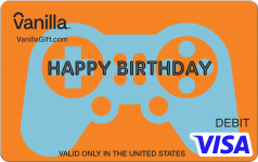 Birthday Controller Gift Card | Vanilla Visa