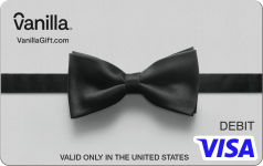 Tuxedo Tie Gift Card | Vanilla Visa