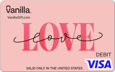 Love Script Gift Card | Vanilla® Visa®
