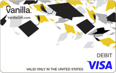 Graduation Gold Gift Card | Graduation Gift Cards | Vanilla® Visa®