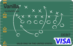 Game Plan Gift Card | Sports Gift Card | Vanilla Visa