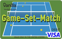 Game Set Match Gift Card | Sports Gift Card | Vanilla Visa