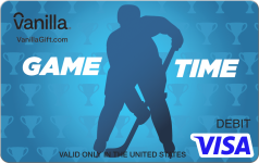 Game Time Player Gift Card | Sports Gift Cards | Vanilla Visa