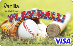 Let's Play Ball Gift Card | Sports Gift Card | Vanilla Visa