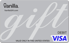Metallic Script Silver Gift Card | Luxury Gift Card | Vanilla Gift