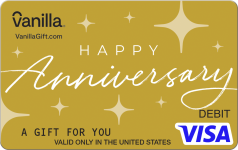 Happy Anniversary eGift Card | Vanilla Visa