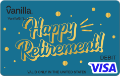 Happy Retirement Gift Card | Vanilla Visa