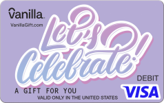 Let's Celebrate eGift Card | Vanilla Visa