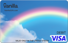 Rainbow Gift Card | Vanilla Visa