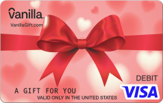 Wrapped Up Red eGift Card | Valentine Gift Cards | Vanilla® Visa®