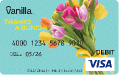 Flower Bouquet Thank You Visa Gift Card | Thank You Gift Cards