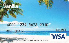 Tropical Beach Visa Gift Card | Travel Gift Card | Vanilla Gift