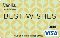 Gold Wishes Gift Card | Vanilla Visa