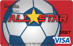 Soccer All Star Gift Card | Vanilla Visa
