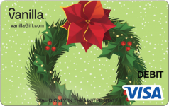 Festive Wreath Gift Card | Vanilla Visa