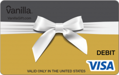 Metallic Gold Gift Card with Wrapped Bow | Luxury Gift Card | Vanilla Gift