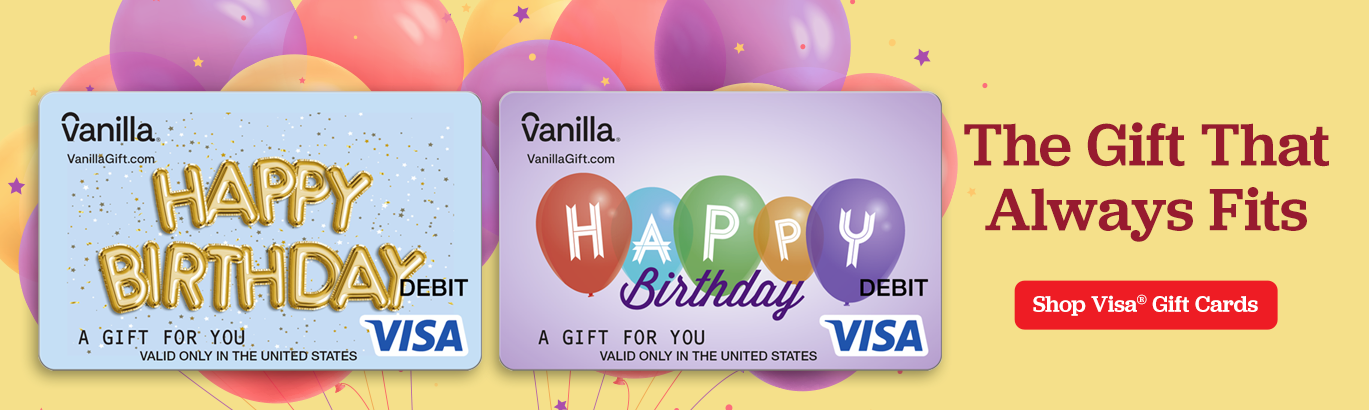 Visa Cards Birthday Gift