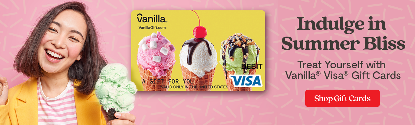 Buy Visa Gift Cards, eGift Cards | Vanilla Gift.com